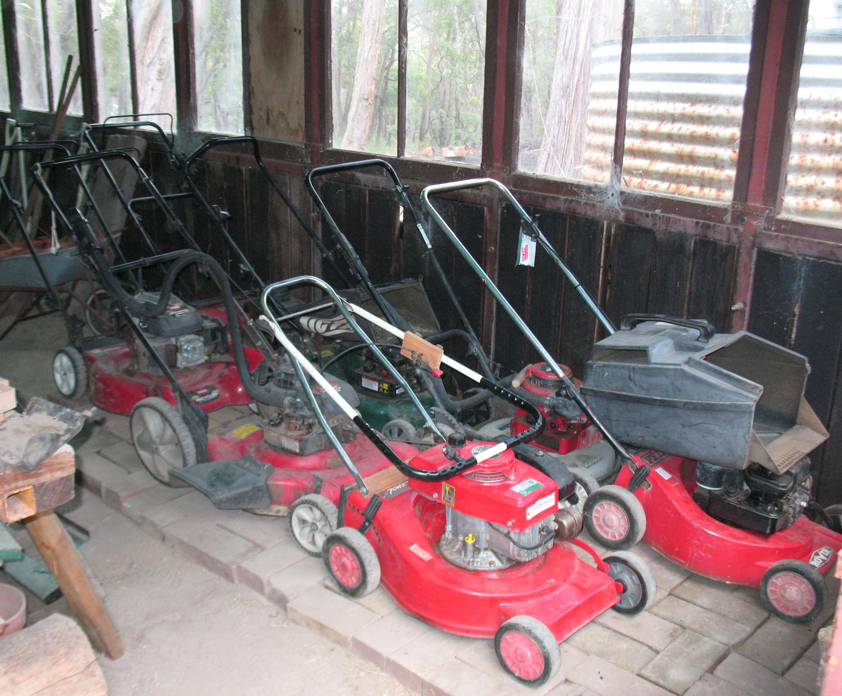 Domestic Mowers Transformed into Rural Slashers